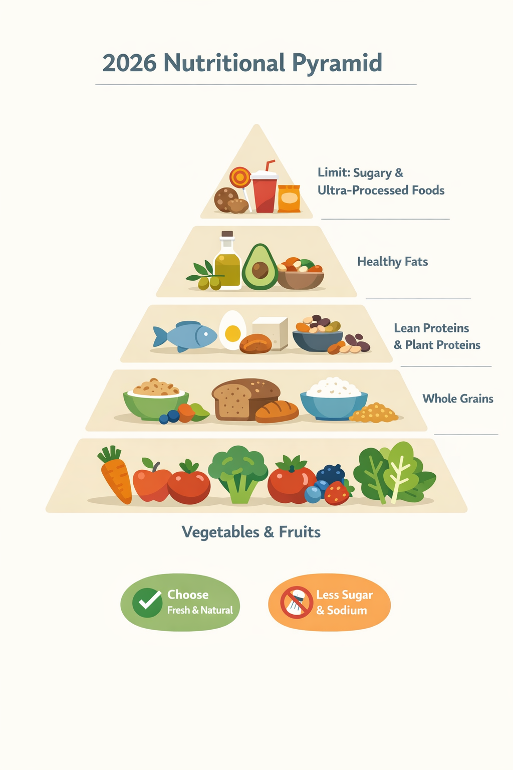 Applying the 2026 Nutritional Pyramid for Simple Cooking and Smart ...